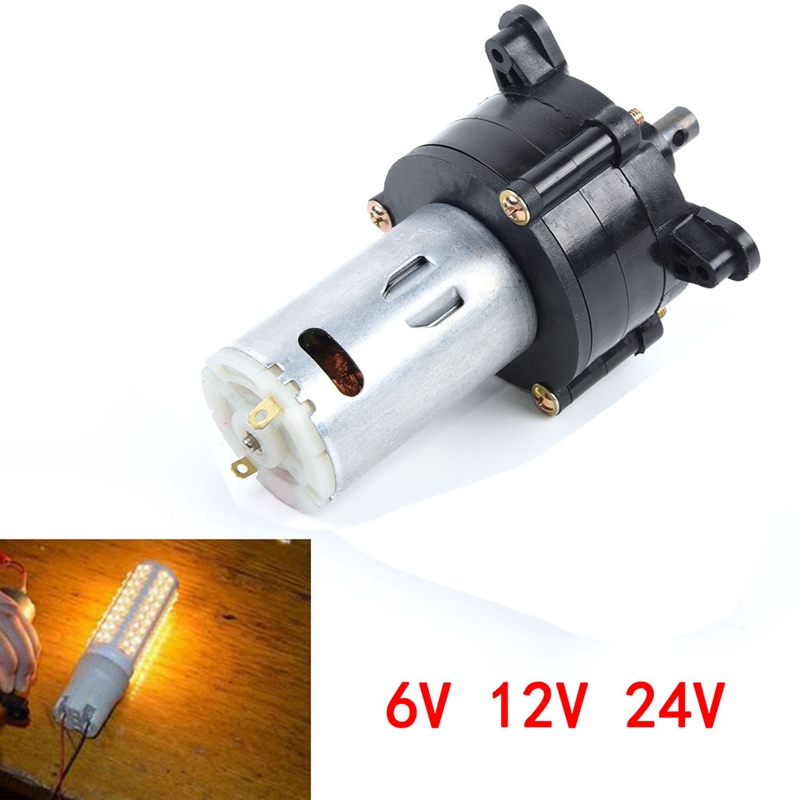 ZOROOM Mini Wind DC Generator Hand Dynamo Hydraulic Test DC 12V 24V ...
