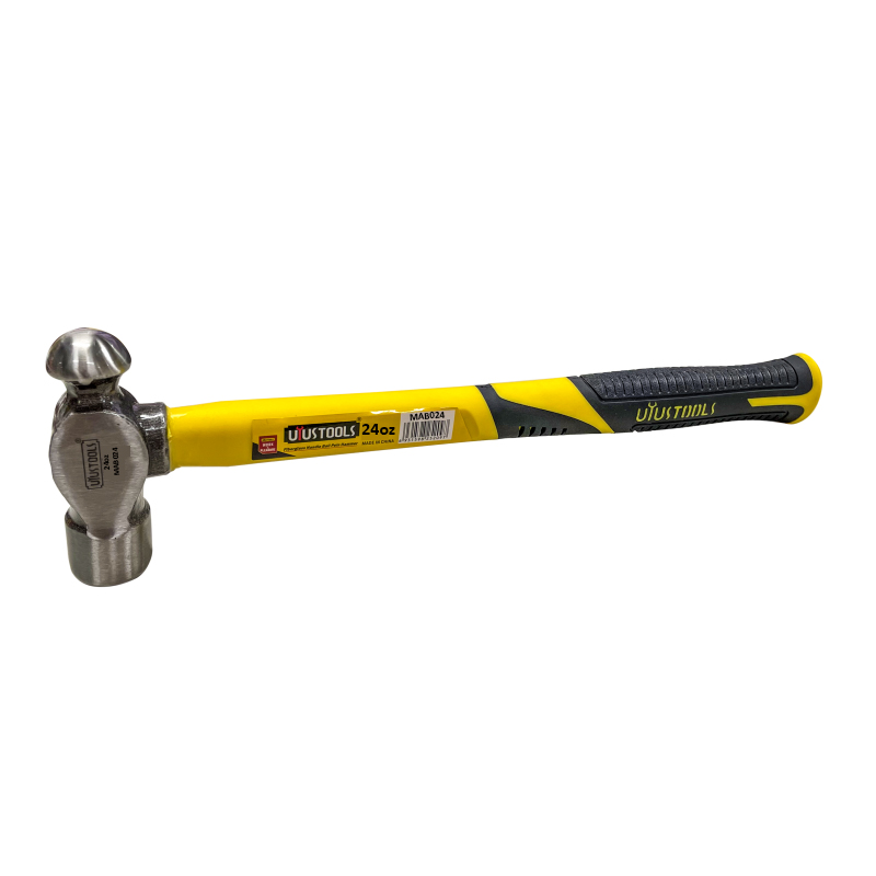 Heavy Duty Ball Pein Hammer Heat Treated Polished Hammer Head With ...