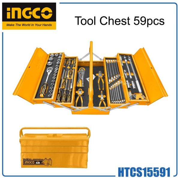 INGCO 59pcs Tool Chest set | Daraz.pk