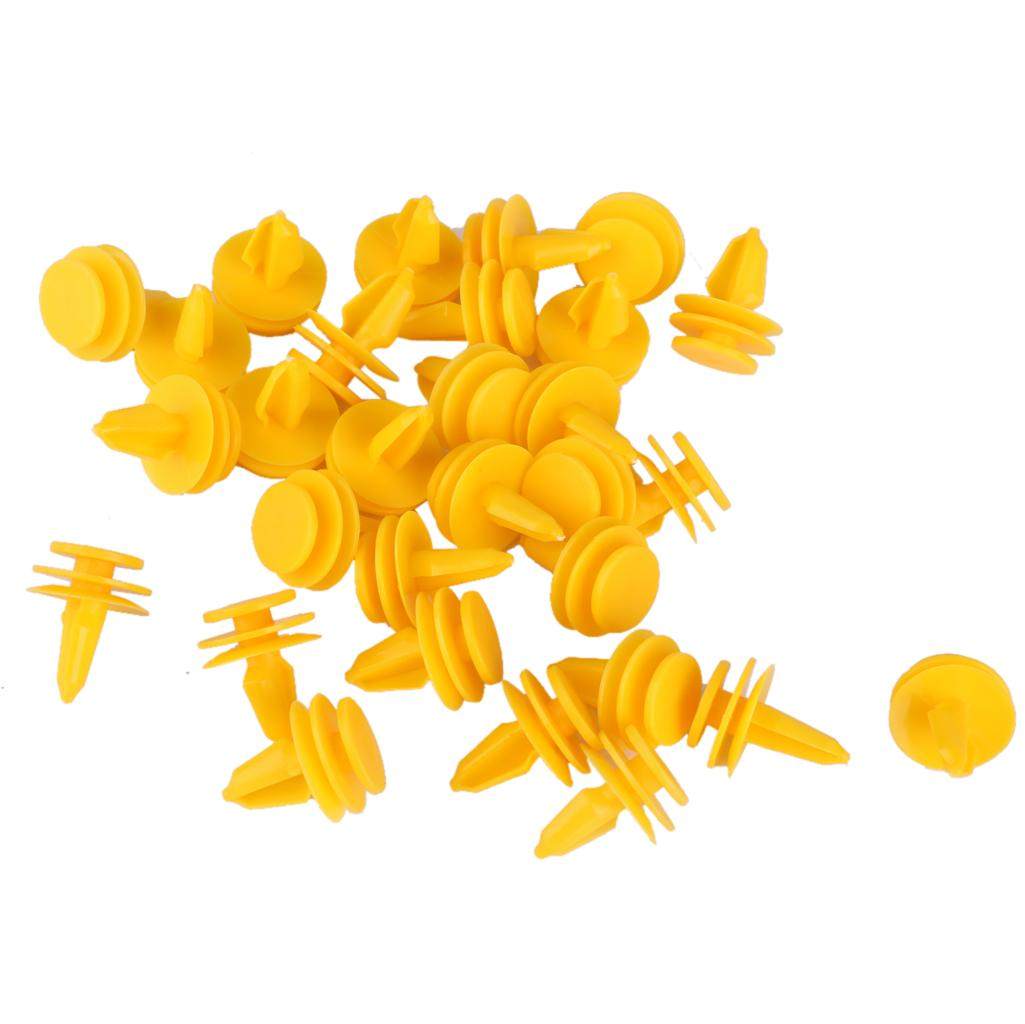 30pcs Nylon Door Panel Retainers Fastener Clips for Grand | Daraz.pk