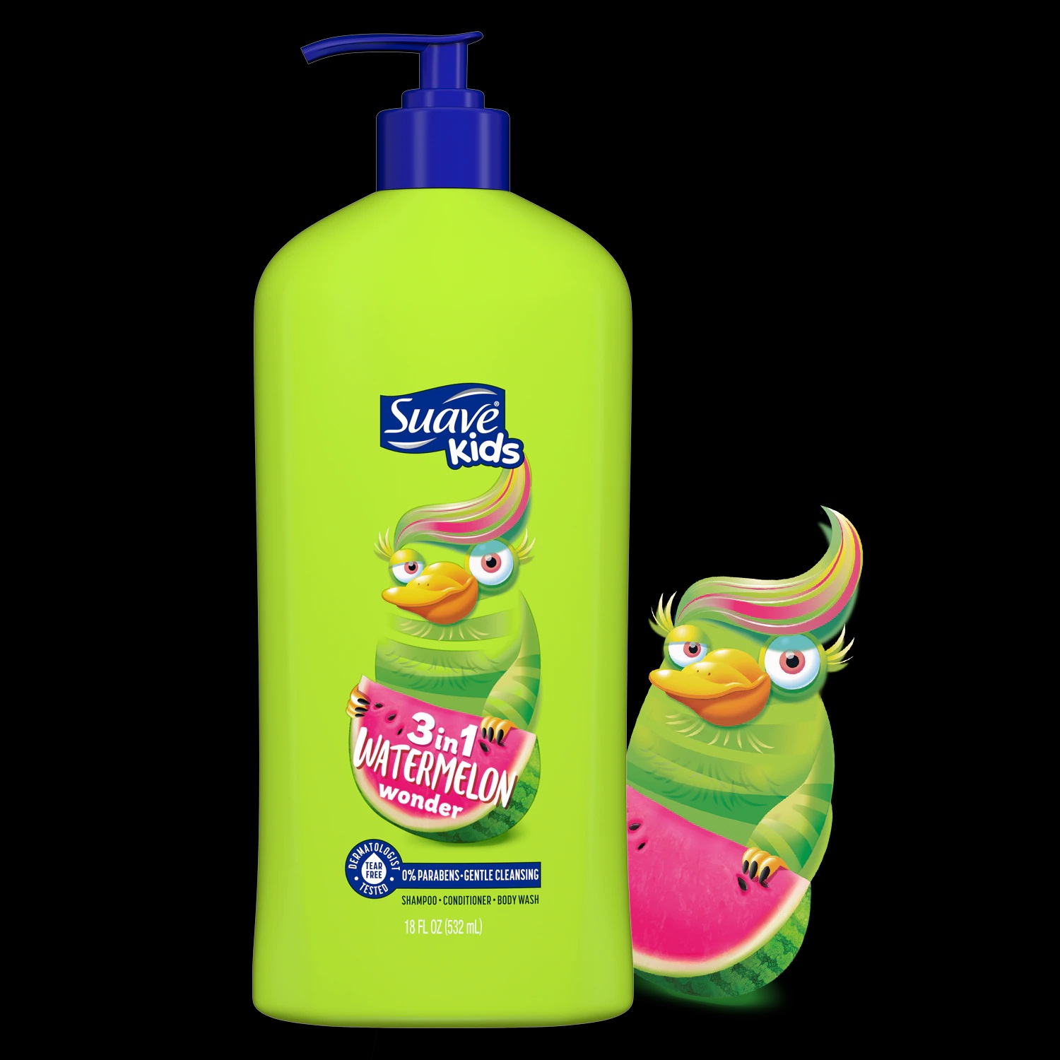Suave Kids 3 in 1 - Shampoo + Conditioner + Body Wash - Watermelon ...