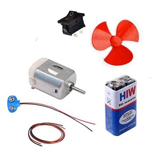 DC Motor Combo Pack With DC Motor ,1 Fan,1 Battery With, 45% OFF