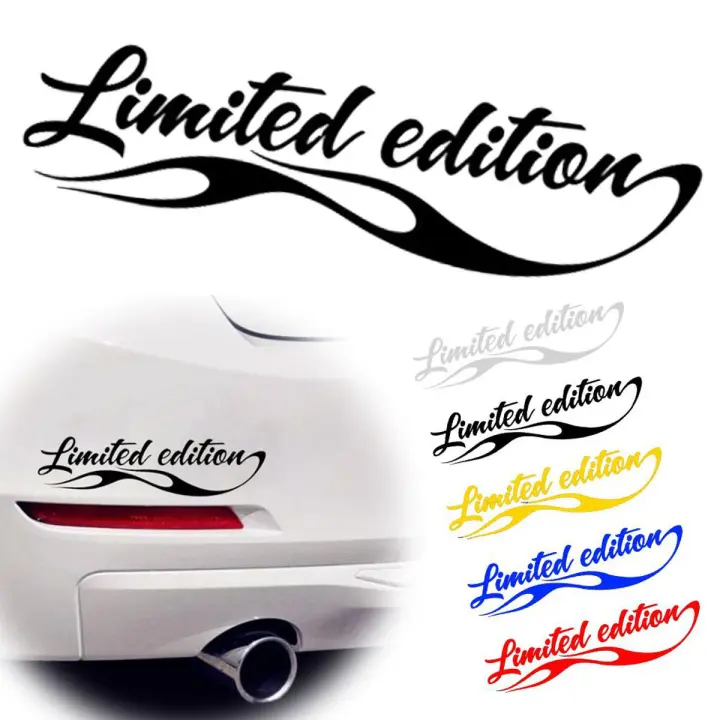 Limited Edition Car Sticker Vinyl Car-styling 16CM*4.2CM Black/White ...