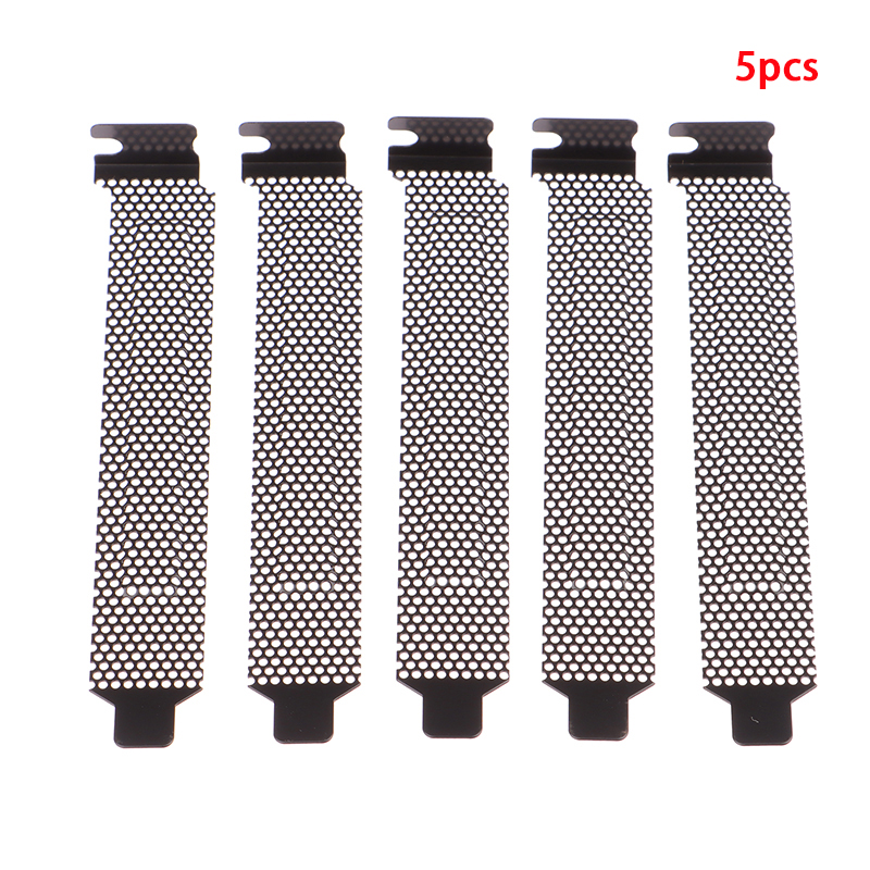 5Pcs PCI Slot Cover Dust Filter Blanking Board Cooling Fan Dust Filter ...
