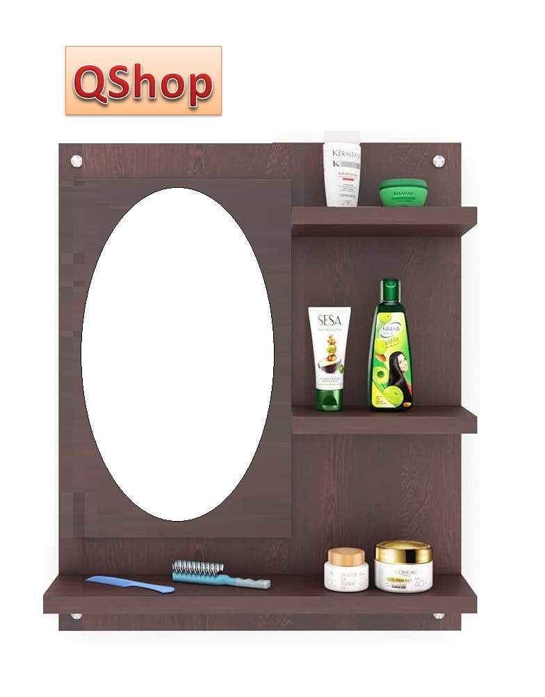 New Dressing mirror table wall mounted DIY mirror with shelves Latest ...