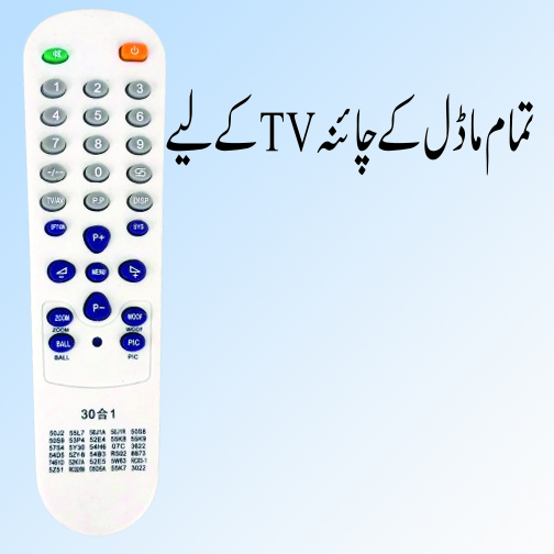 China CRT TV Remote Control All Models Type 30 in 1 (5W63) | Daraz.pk