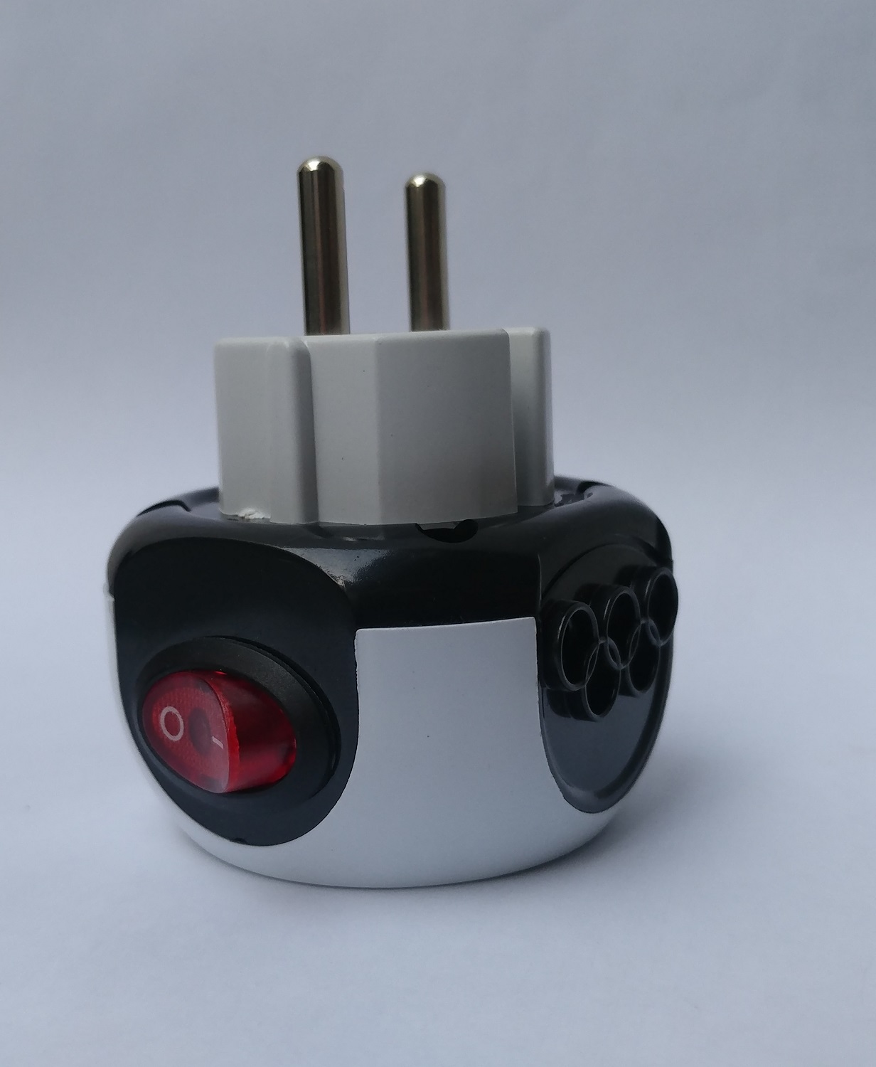 Universal Multi Travel Adapter, Two pin socket Button Plug Conversion ...