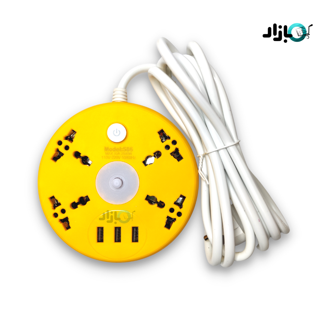High Quality Extension Board with 4 Power Socket Plugs and 3 USB ...