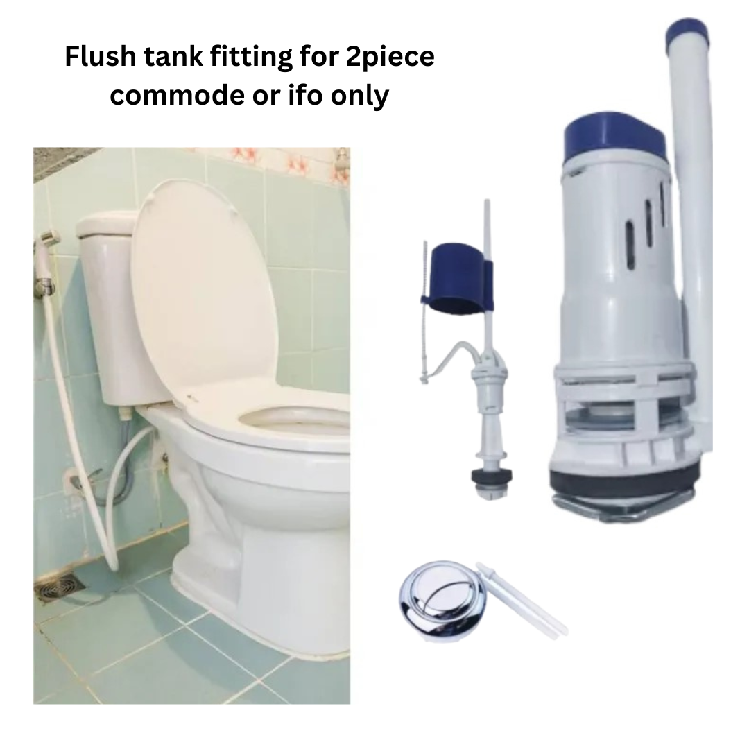 Flush tank fitting commode toilet tank parts for one piece and two ...