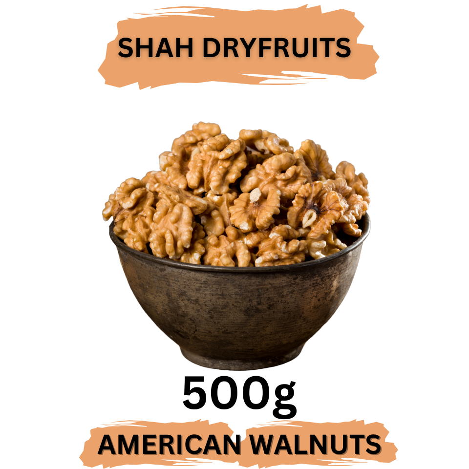 Premium Quality American Walnuts (Akhrot Giri) Without Shell - 500g by Shah Dryfruits. | Daraz.pk