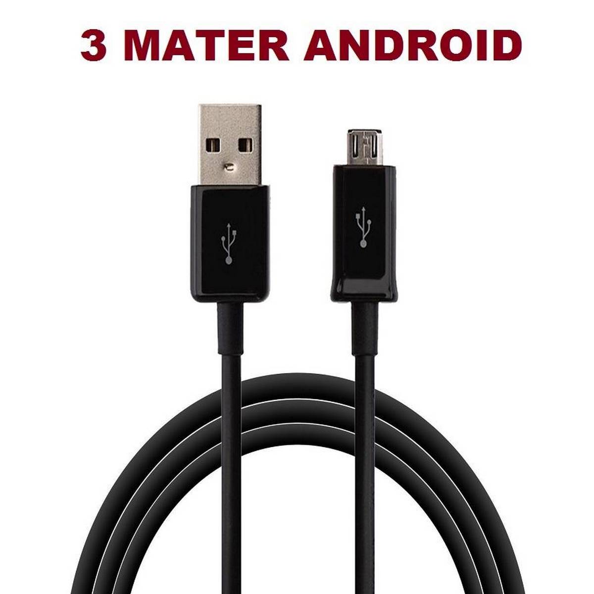 Micro USB Fast Charging Phone Data Charger Cable for Samsung Android HTC 3 Meter | Daraz.pk