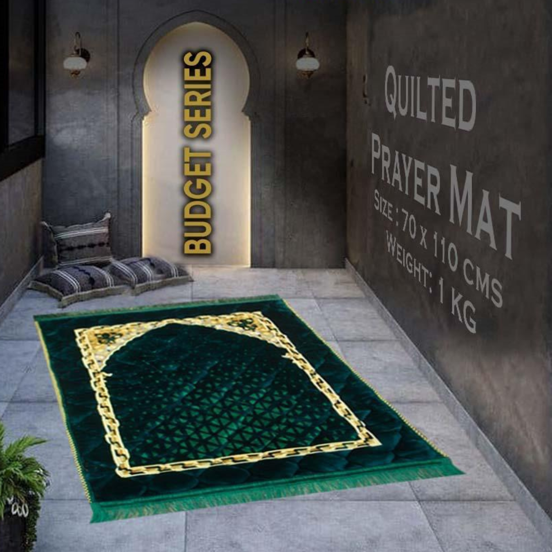 Jai Namaz Plush Velvet Prayer Mats Premium Orthopedic Foam Quilted ...