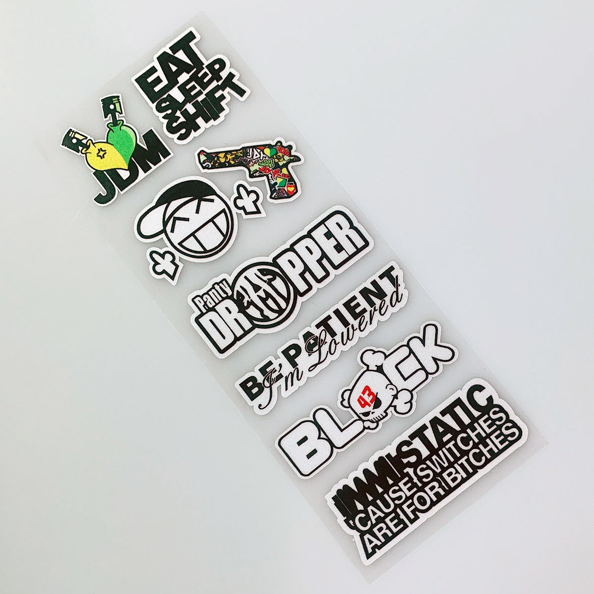 Reflective JDM Motorcycle Sticker Set A Win Win for Sponsor Brands ...