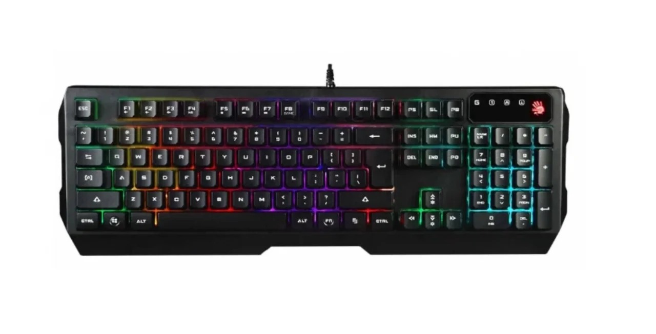 Bloody Q135 - Neon Backlit Illuminate Gaming Keyboard - 1000Hz Report ...