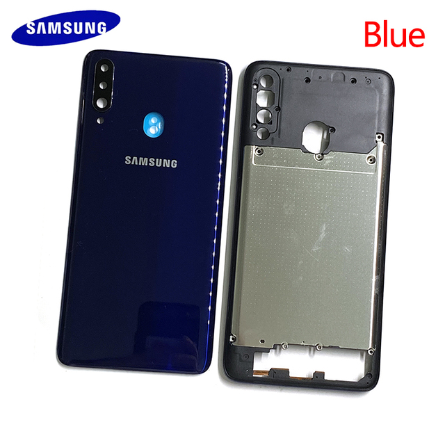 For Samsung Galaxy A20s A207 A207F A207M Housing Middle Frame+Battery ...