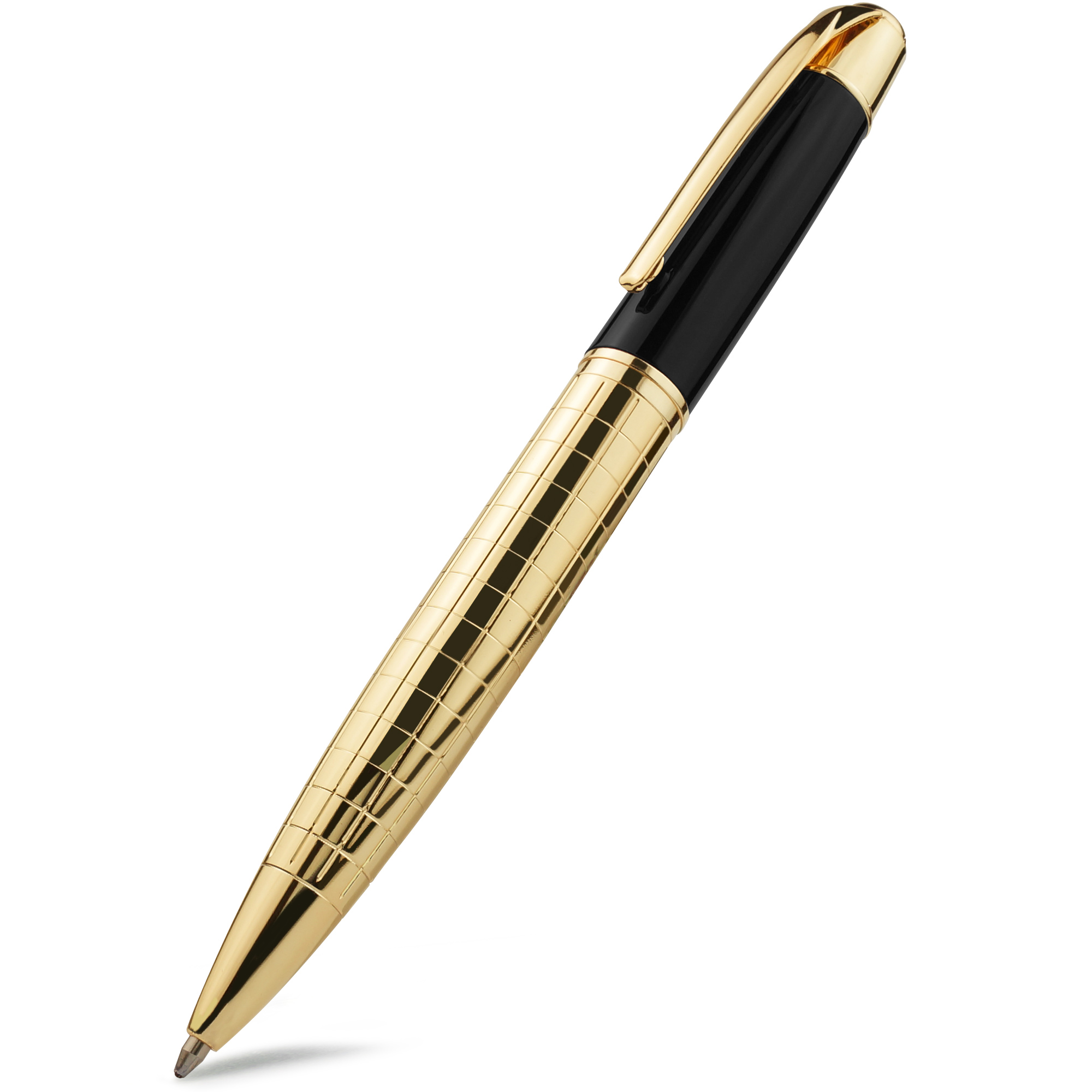 Luxury Ballpoint Pen, Black Ink Medium Point 1.0mm Smooth Writing Metal ...