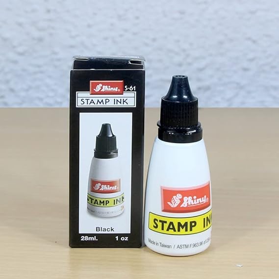 Shiny Ink bottle Stamp pad Ink -28ml Water Based Ink MULTI Color | Daraz.pk