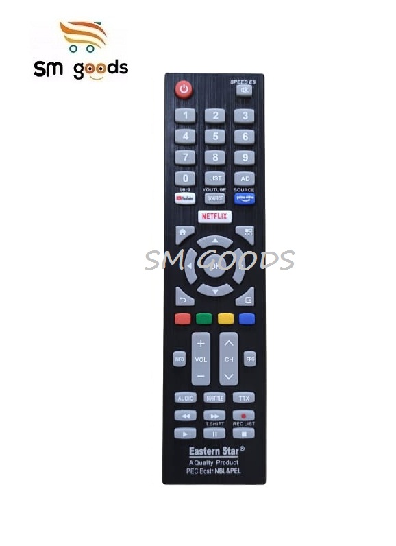 Nobel & Pel Smart LCD & LED Remote Control with NetFlex & Youtube ...