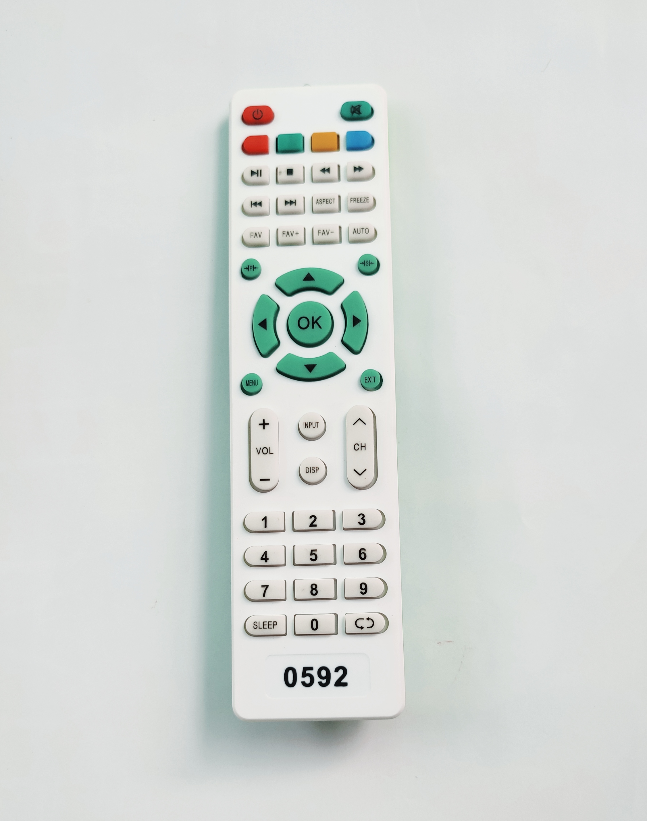 Remote for China LCD LED TV 0592 in Unbreakable COLOUR BODY | Daraz.pk