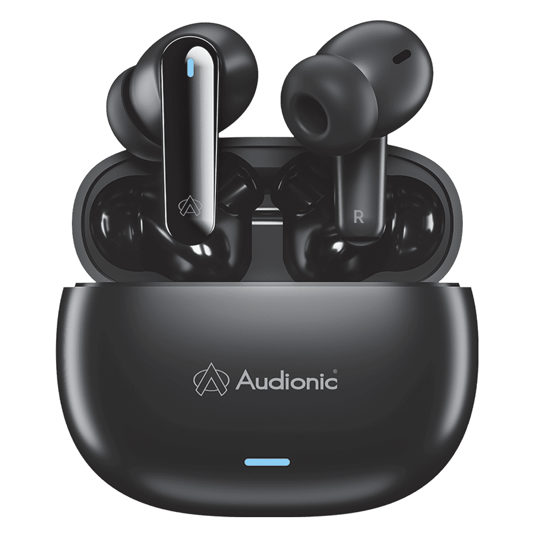 Audionic Airbud 425 Quad Mic, ENC Wireless Earbuds, Gaming mode Low ...
