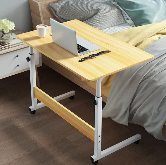 Adjustable Portable Bedside Laptop Table Sofa Side Computer Table With ...