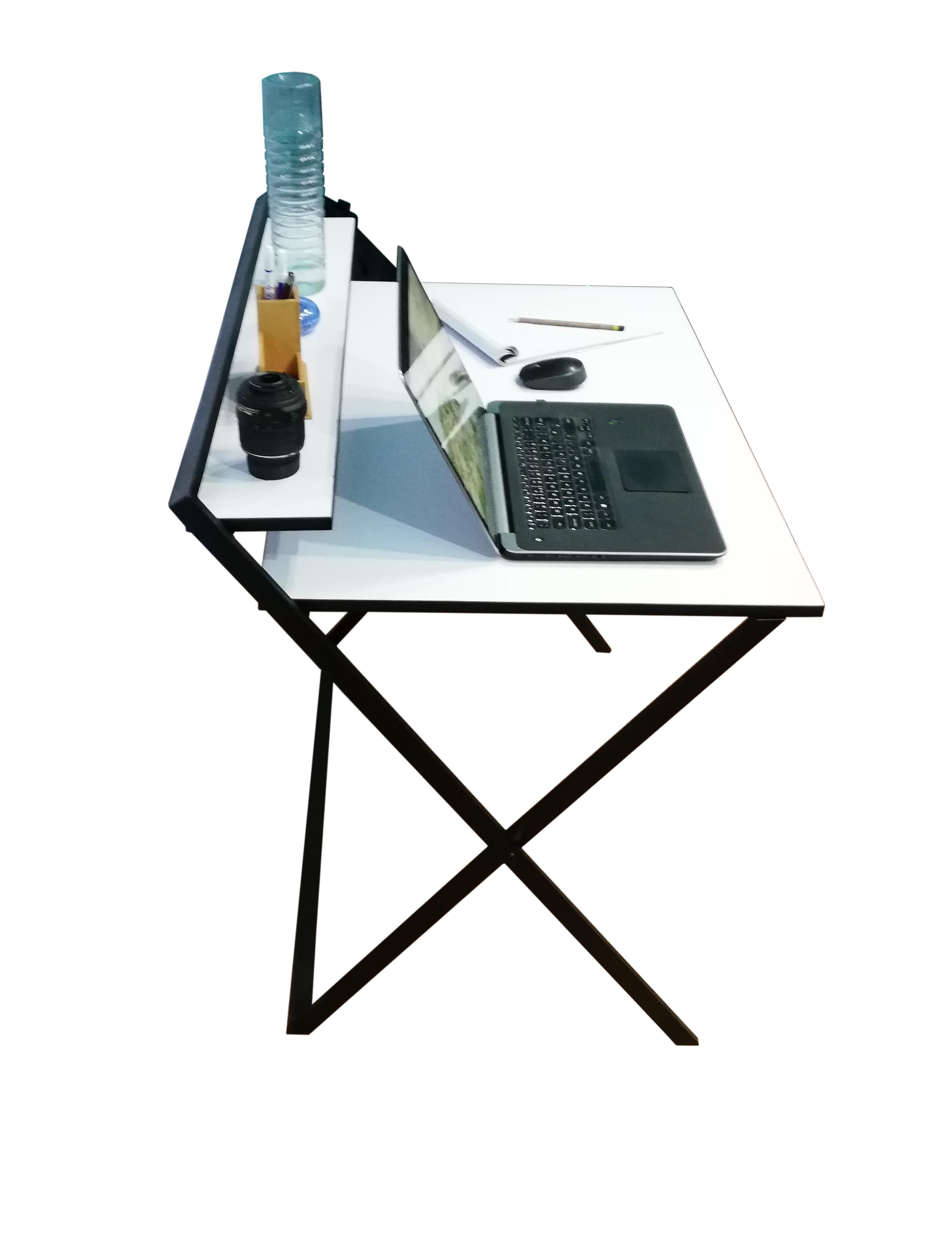 Computer Study Table Folding with Shelf | Daraz.pk