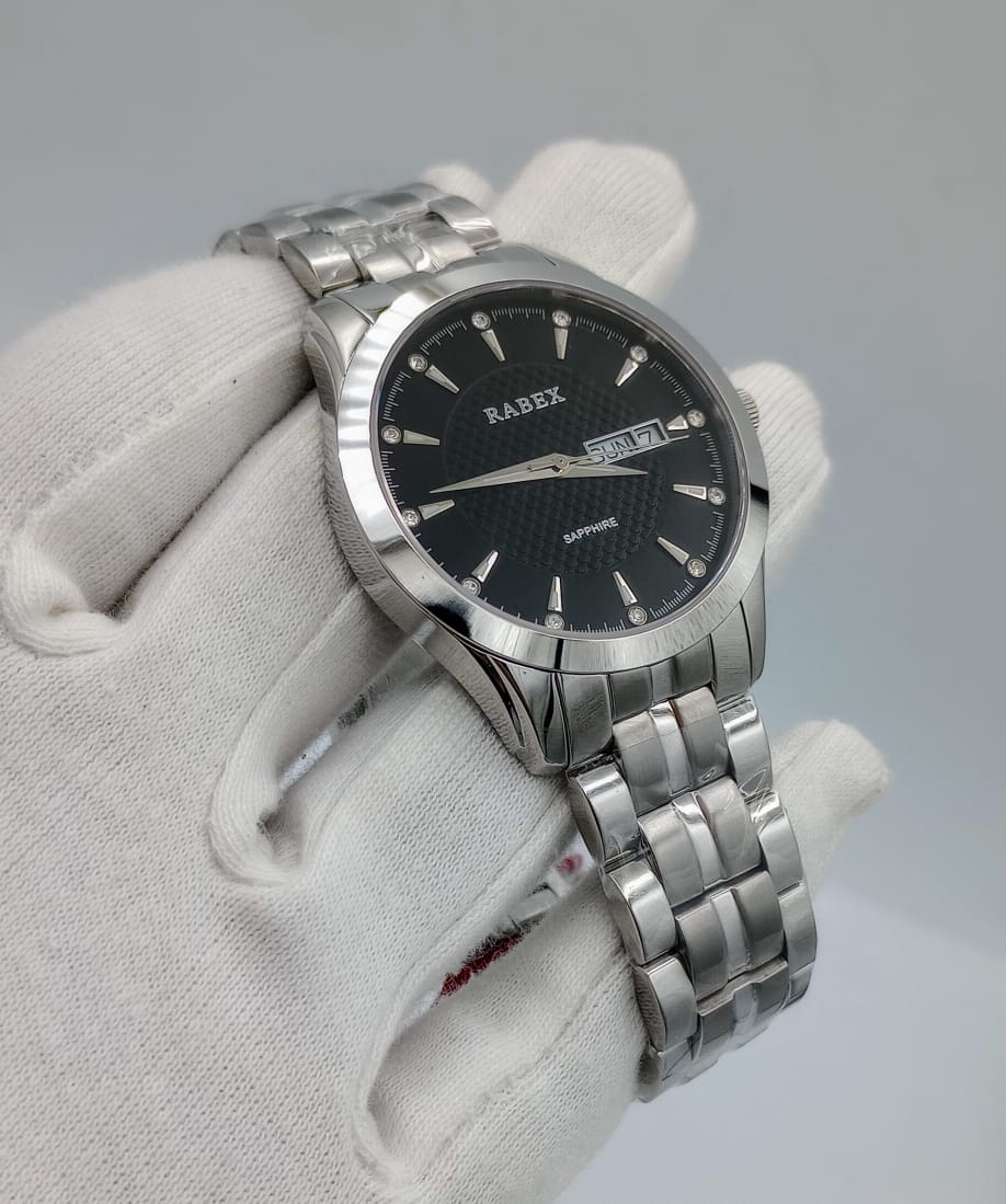 RABEX ORIGINAL WATCH SAPHIRE GLASS ALL STAINLESS STEEL BUTTER FLY LOCK ...