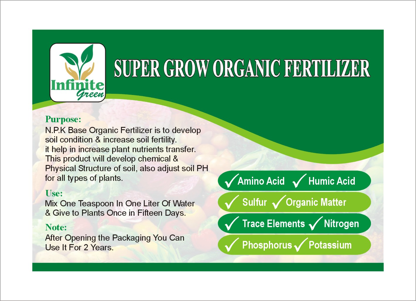 Organic Fertilizer all in one , Super Grow Organic Fertilizer , 100 ...