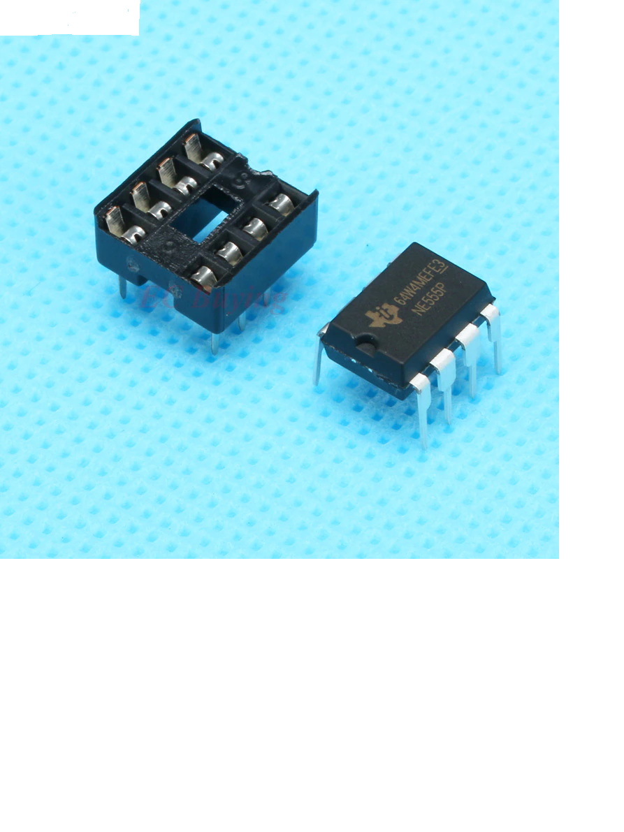 Pack of 9 - 3Pcs MOSFET IRFZ44N - 3 Pcs IC NE555 - 3 Pcs IC Socket ...