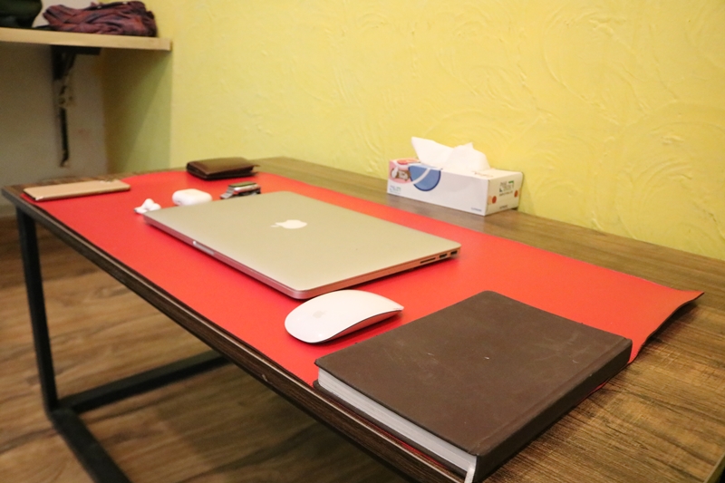 Large Size Desk Matt (40 X 80CM) | Synthetic Leather Laptop Desk Matt ...