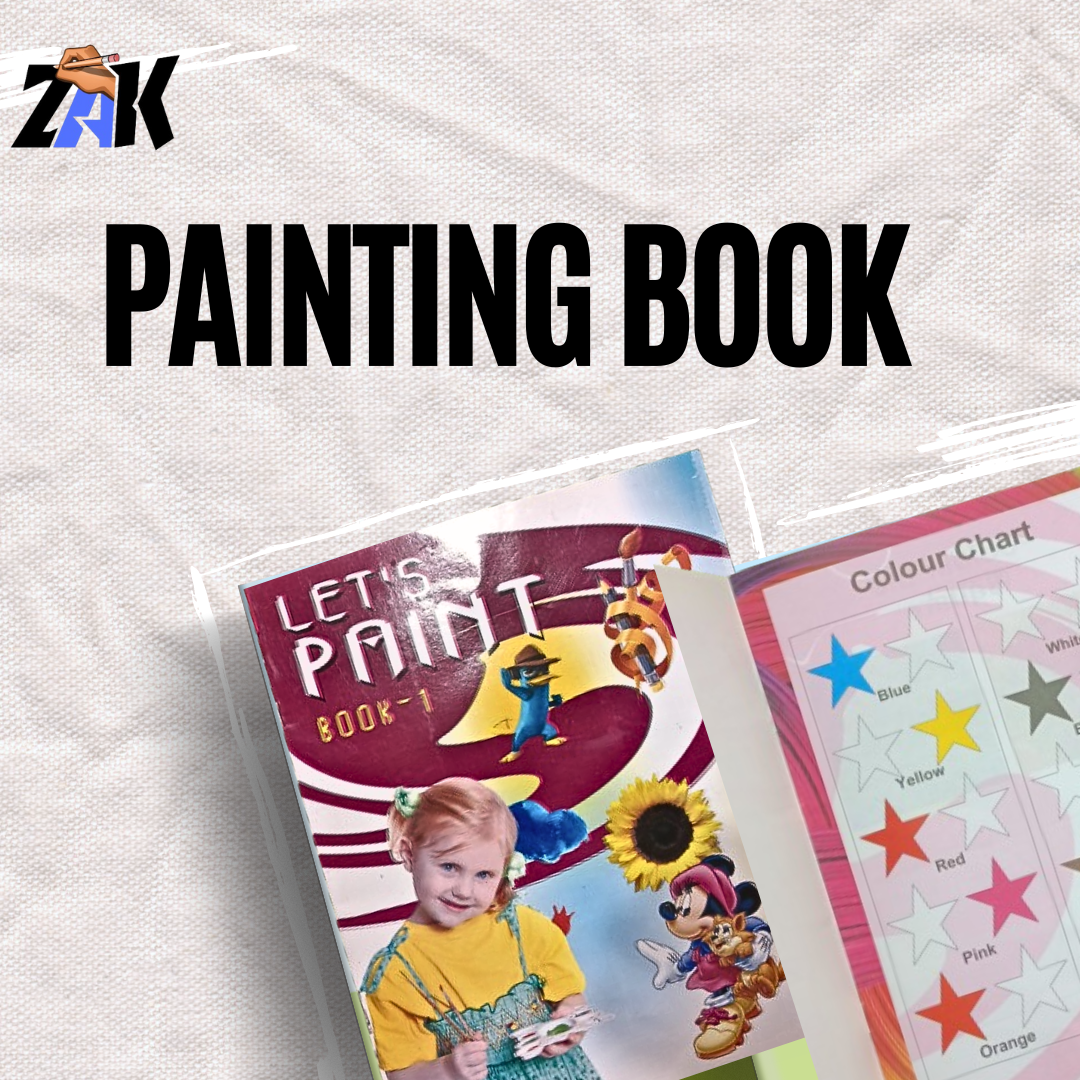 Poster Color Book - Painting Color Book - Color Book For Kids - 1 Color ...