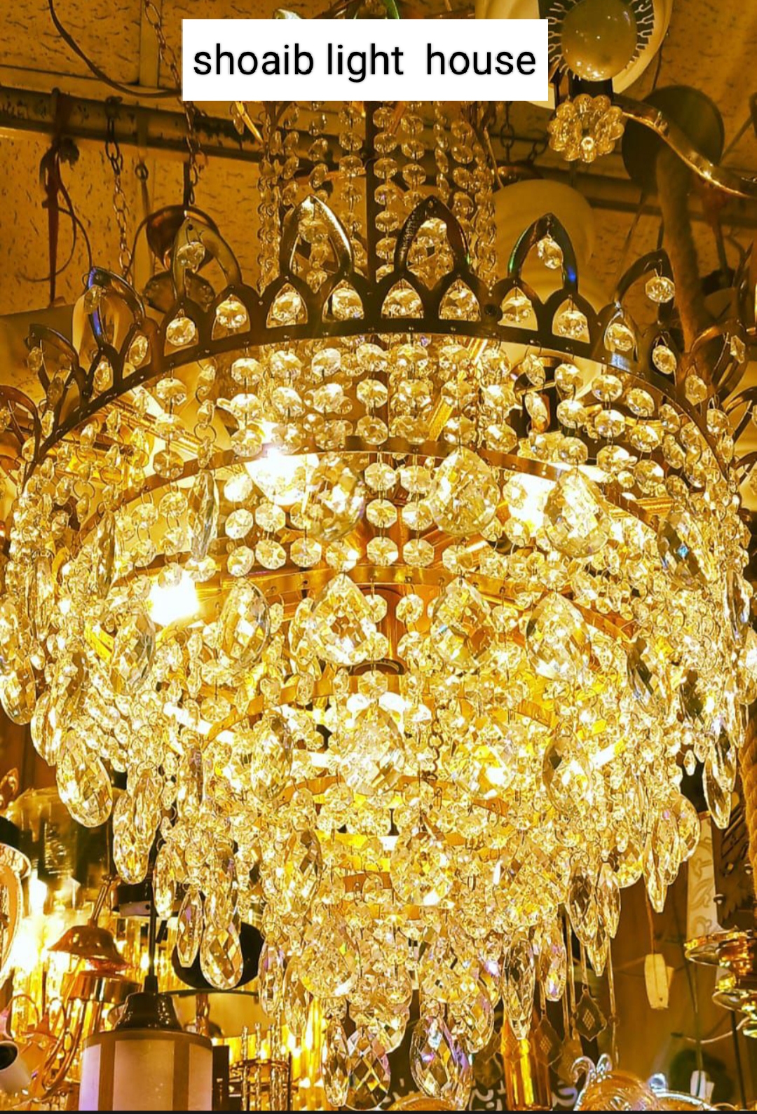 New 6 Light Crystal Fanos chandelier 32 inch Length 24 inch width for ...