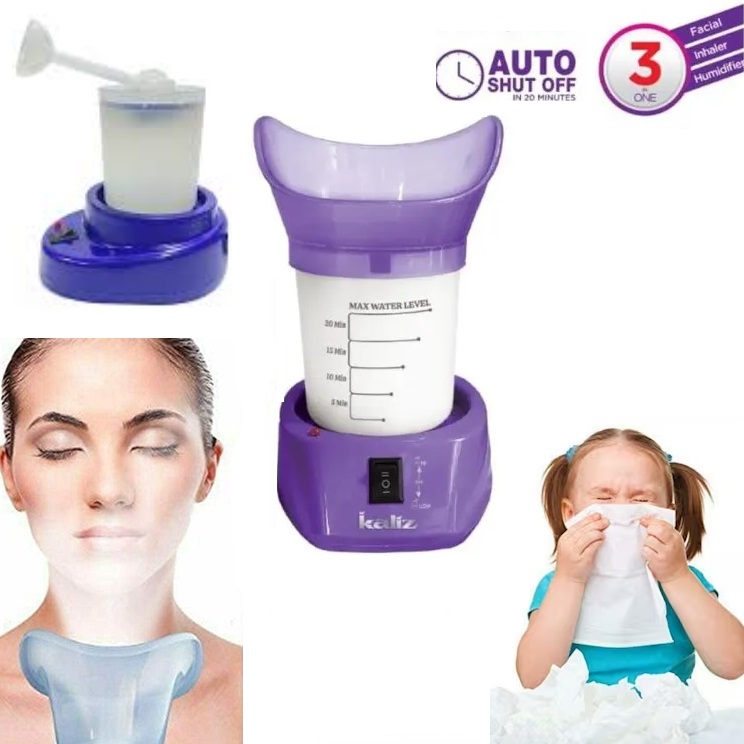 Kaliz Facial Steamer 2 in 1 Steam and Inhaler Instant Relief for Block ...