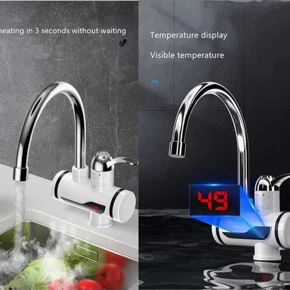 Electric Geyser | Instant Water Heater Tap | 3 Seconds Tankless ...