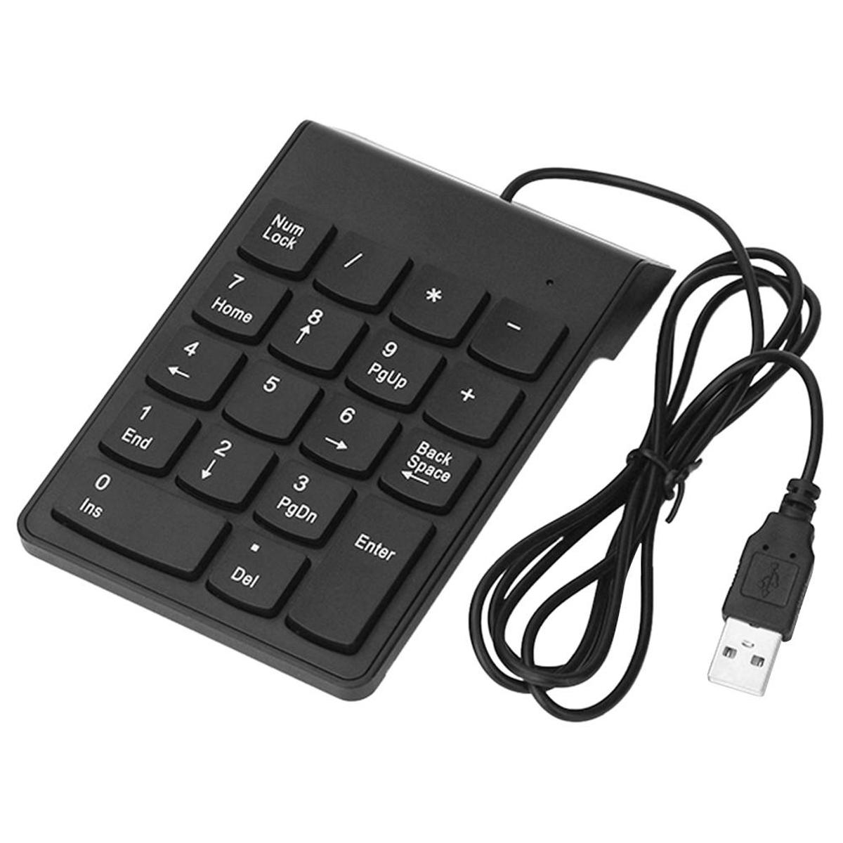 USB Mini Num Pad Numeric Number Keypad Keyboard for Laptop Notebook PC ...
