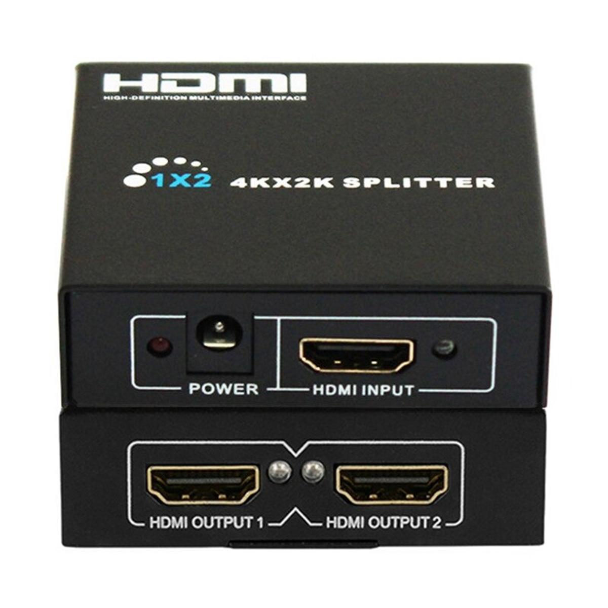HDMI Splitter HDMI Switch 1X2 4Kx2K Split 1 In 2 Out Amplifier Display ...
