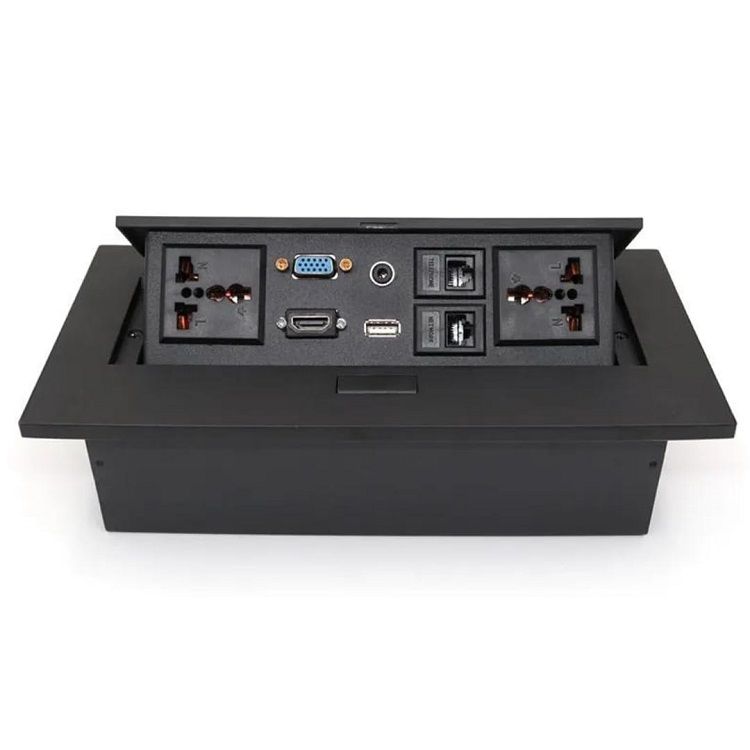Technology Box, Conference Table Connectivity Hydraulic Pop Up Box ...