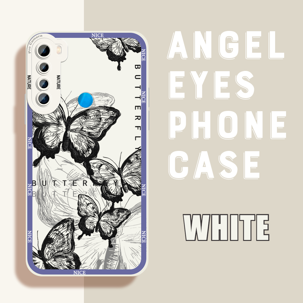 DEL for Redmi Note 8 Back Cover Cartoon Butterfly Phone Case Soft ...
