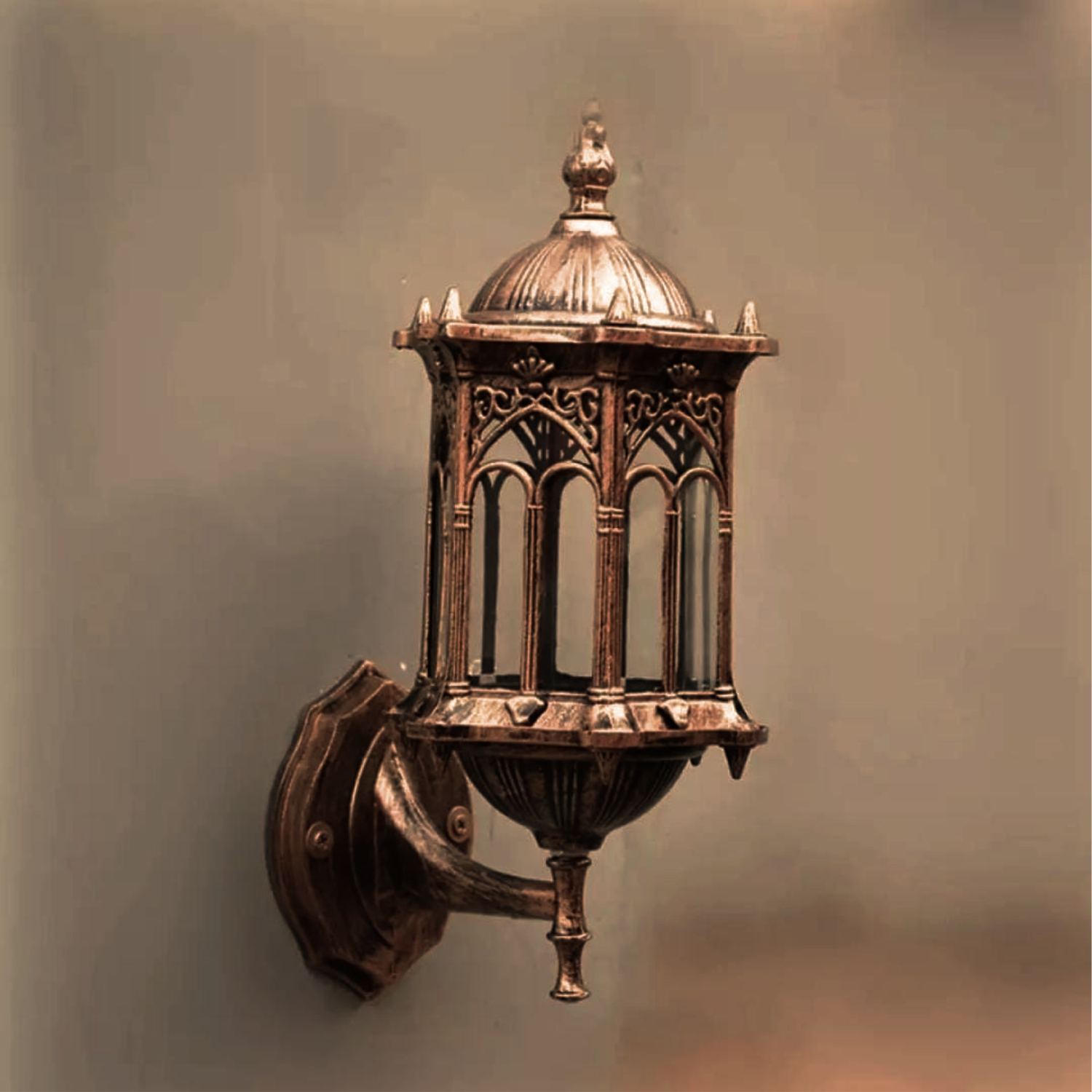 New Golden Antique Wall Lamp, Taj Mahal Shape, Wall Light, Hanging Lamp ...