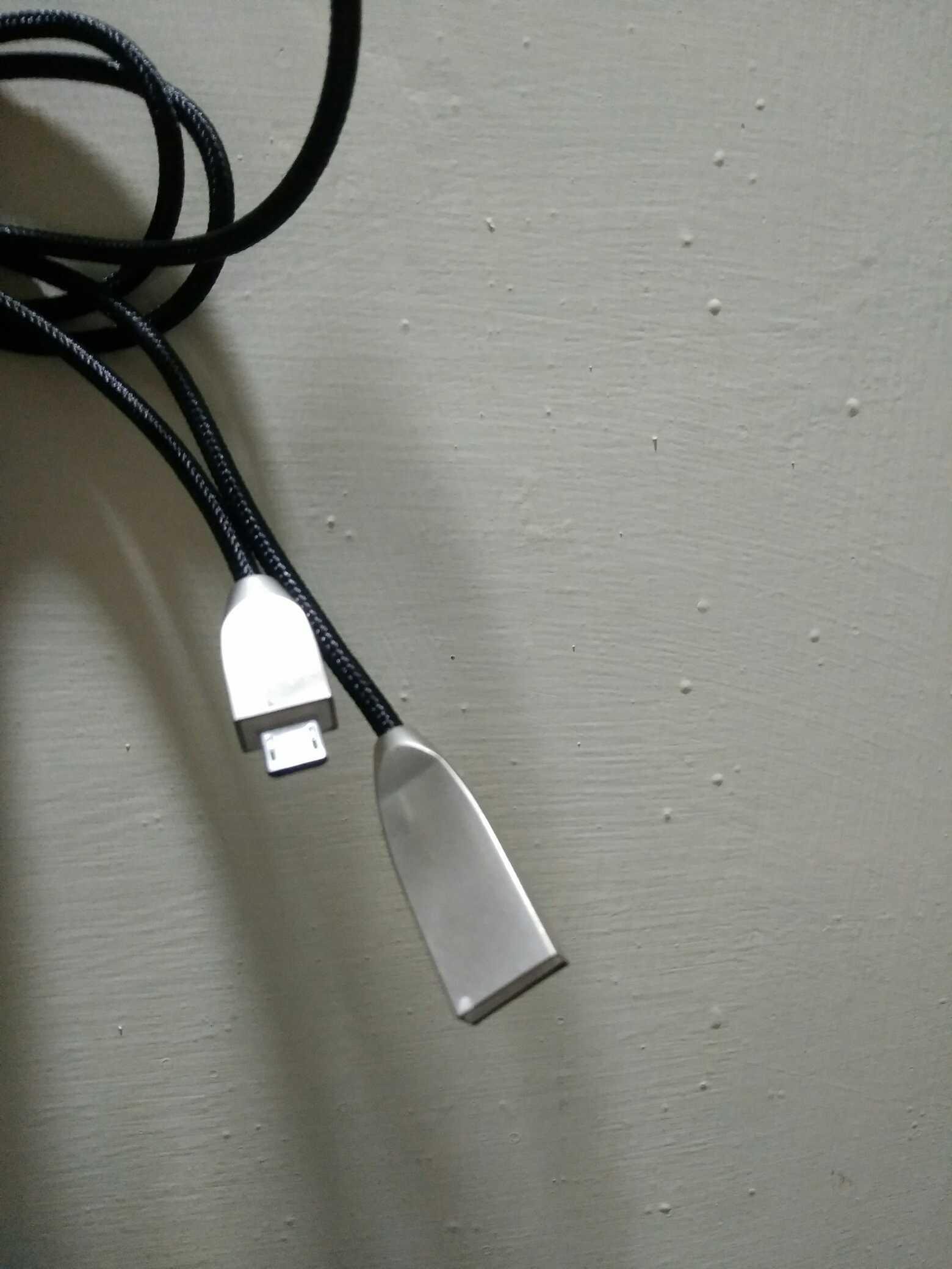 Original 2 Meter Micro USB Data Cable Metal Cylinder Head | Daraz.pk