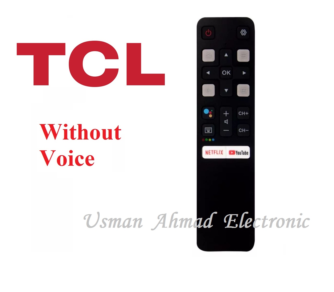 TCL Smart LED TV Remote Control Without Voice Command With Netflex and ...