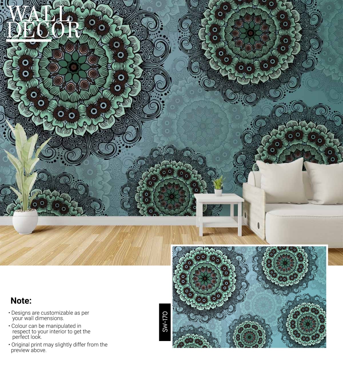 Wall Decor Wallpaper Room Decoration Flex 3D Flex Wallpaper 12*12 ...