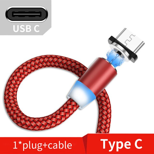 1m Magnetic Micro USB Cable For Android Mobile Phone Fast Charging USB ...
