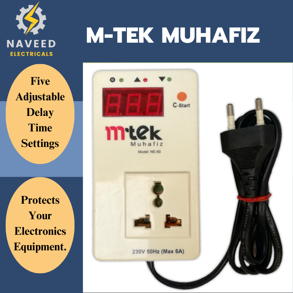 M-Tek Automatic Electronic Equipment Protector(with five Adjustable ...