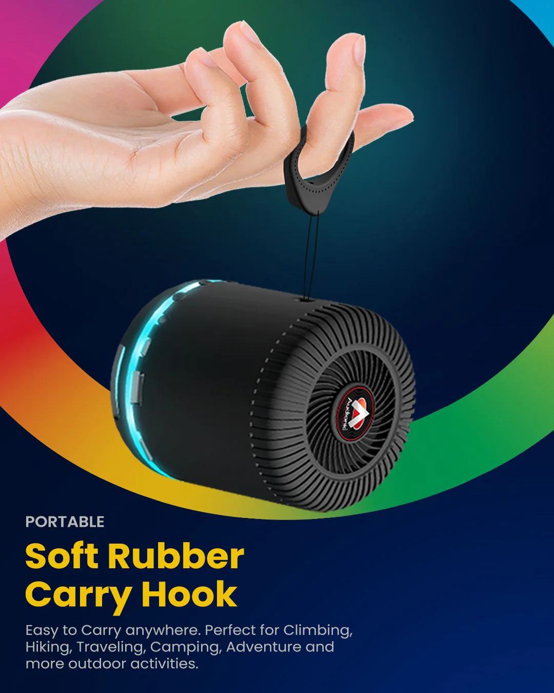 AUDIONIC LAVA BLUETOOTH MINI SPEAKER More Than 4 Hours Battery Timing 1 ...