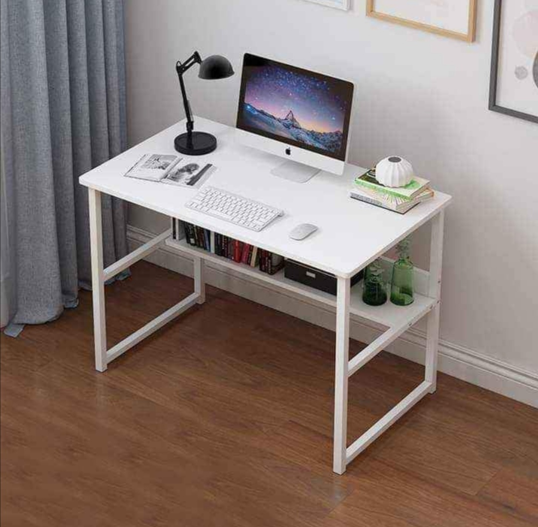 Modern Computer Desk, 48 x 24 inch Large Office Desk Computer Table ...