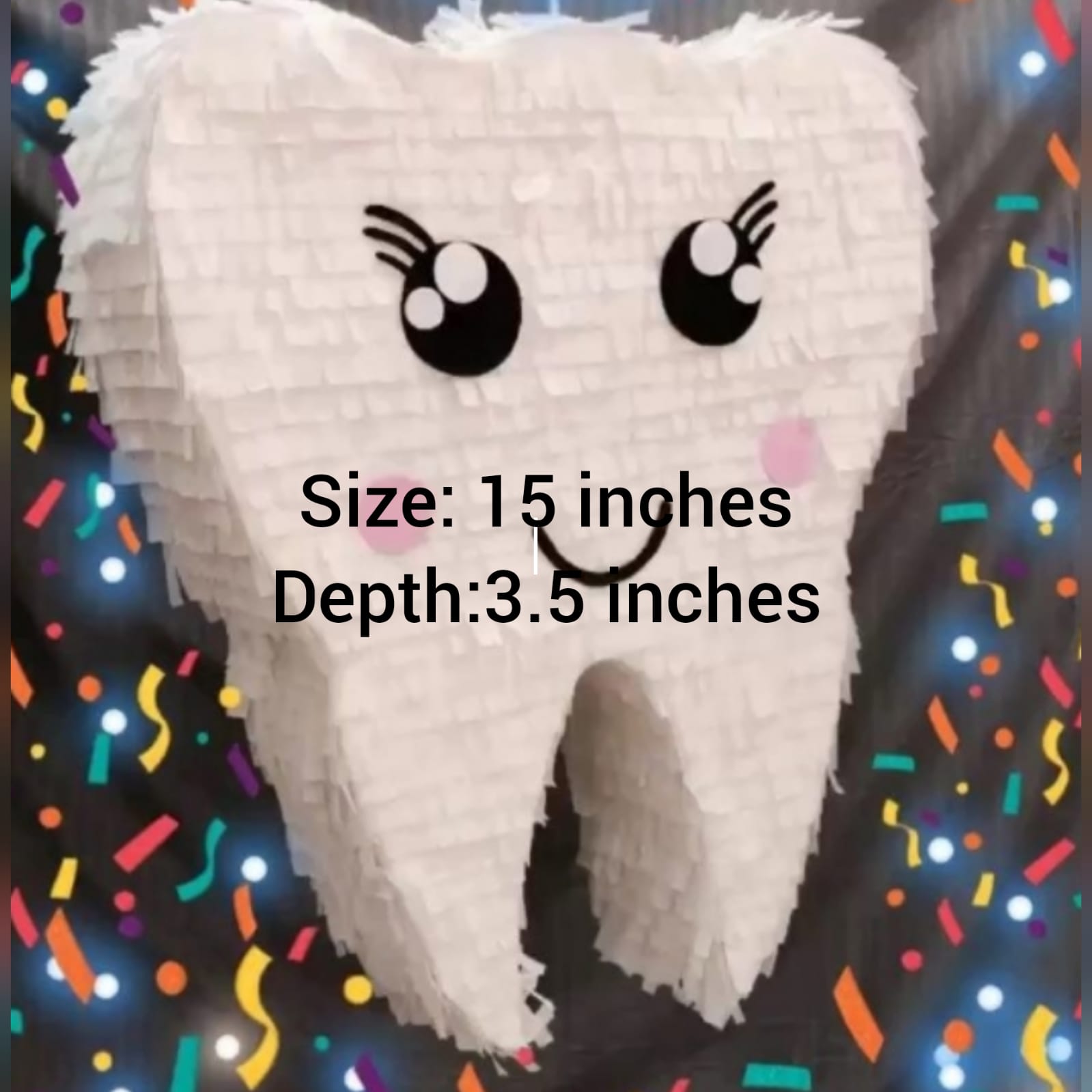 First Tooth Empty Pinata for Kids/ Children Birthday Parties events ...