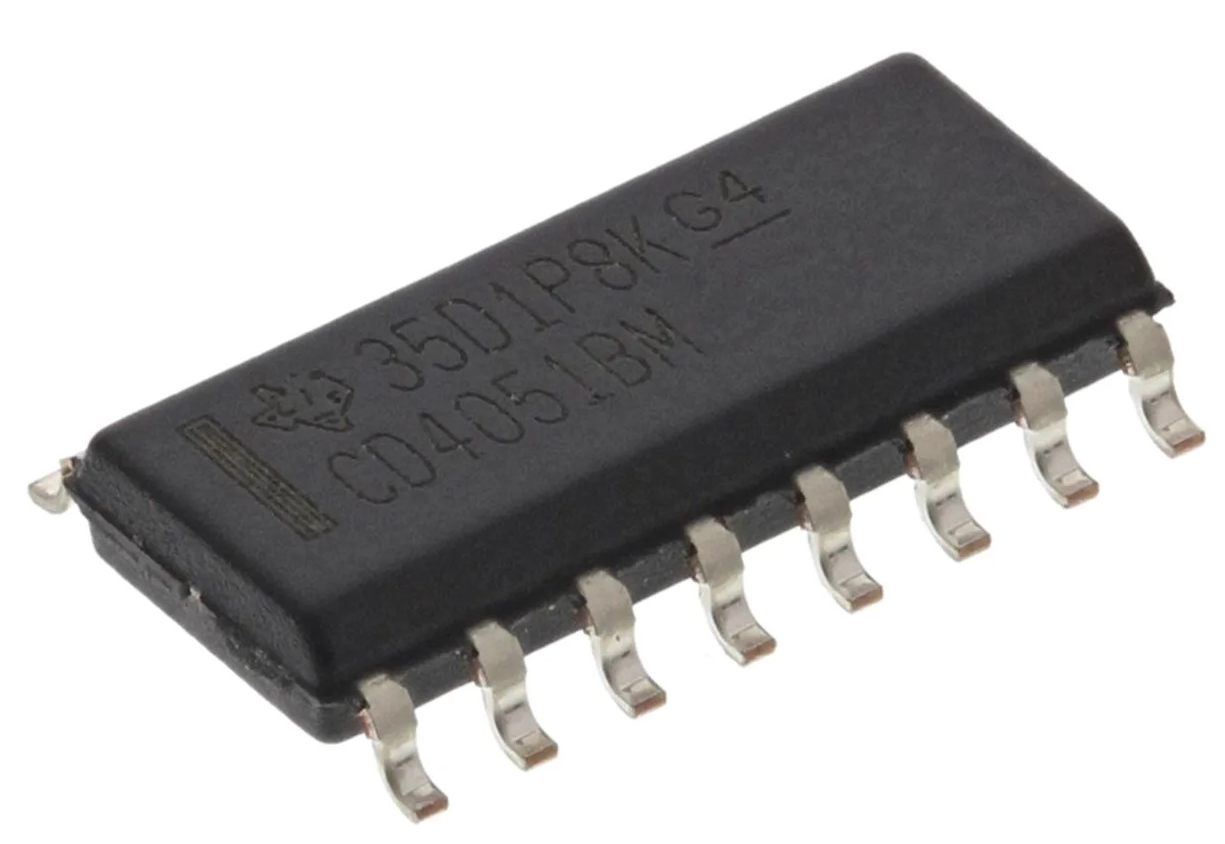Multiplexer CD4051 Series CD4051BM 5 pc CMOS Single Channel 8-Channel Analog Multiplexer IC Chip ...