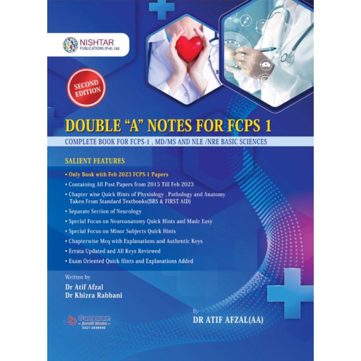 Double A Notes for FCPS 1 Medical Book | Daraz.pk