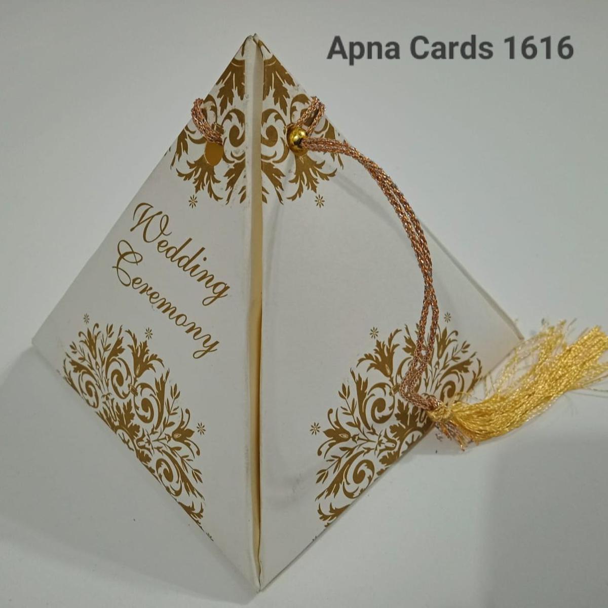 Nikkah Bid Boxes(100pcs)1616 Apna press | Daraz.pk
